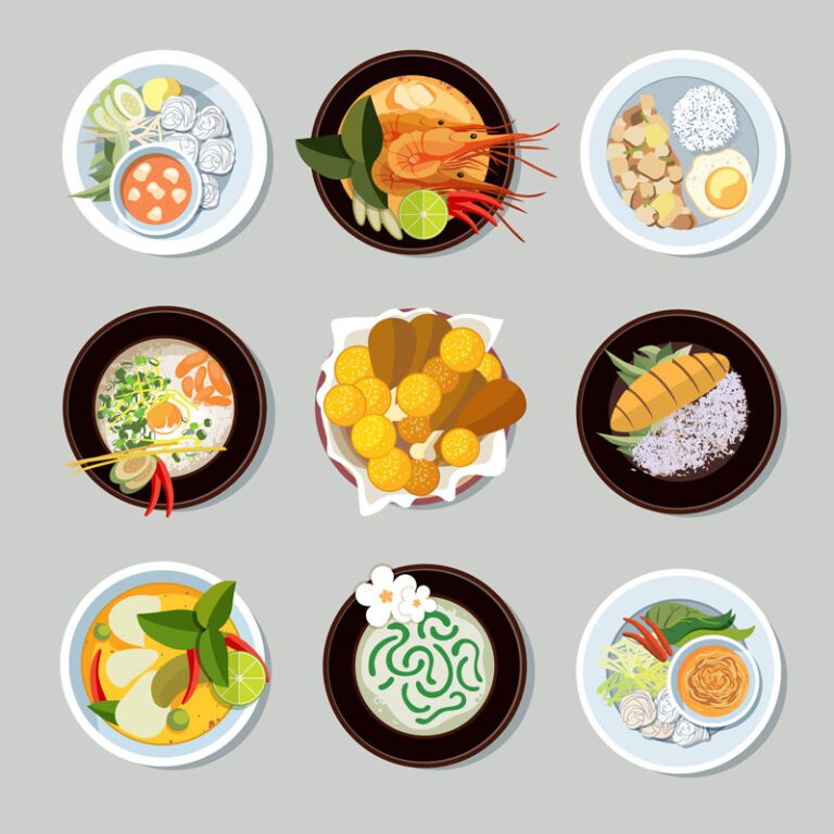 Top 10+ mẫu sticker đồ ăn vector đẹp, cute, chất, ngầu