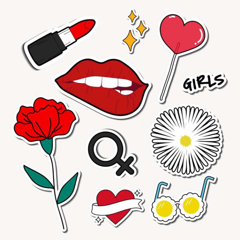 Top 10+ mẫu sticker doodle tô màu vector đẹp cho bé