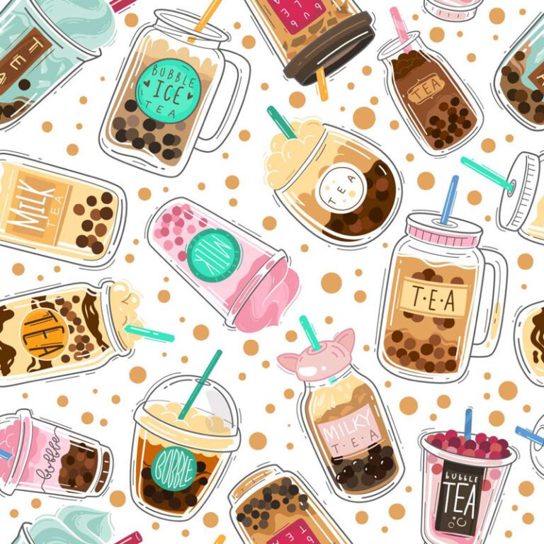Top 10+ mẫu sticker trà sữa vector đẹp, chất, cute, ngầu