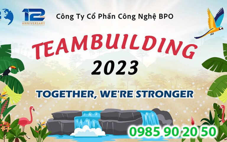 Top 10+ mẫu băng rôn Team Building đẹp cho các công ty