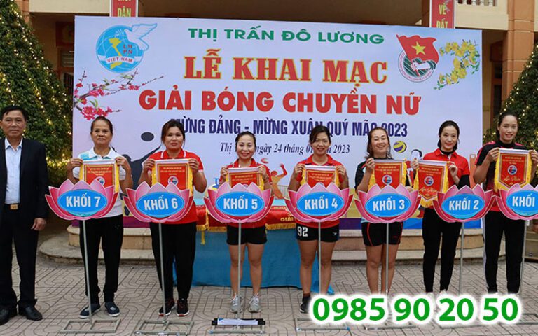 Top 10+ mẫu băng rôn bóng chuyền đẹp cho các giải đấu