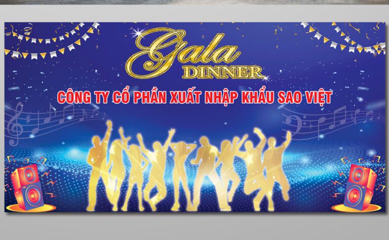 Top 20+ mẫu backdrop Gala Dinner dành cho công ty cuối năm